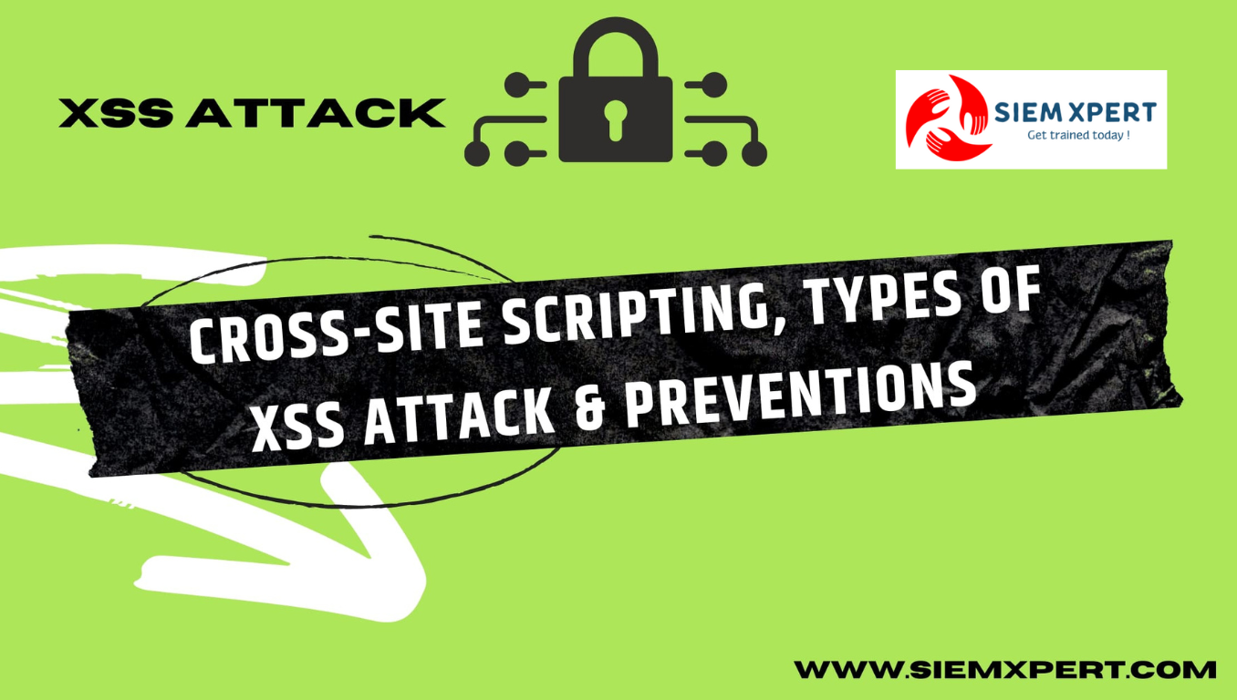 Cross-site scripting XSS attack Types of Attack & Preventions - SIEM XPERT